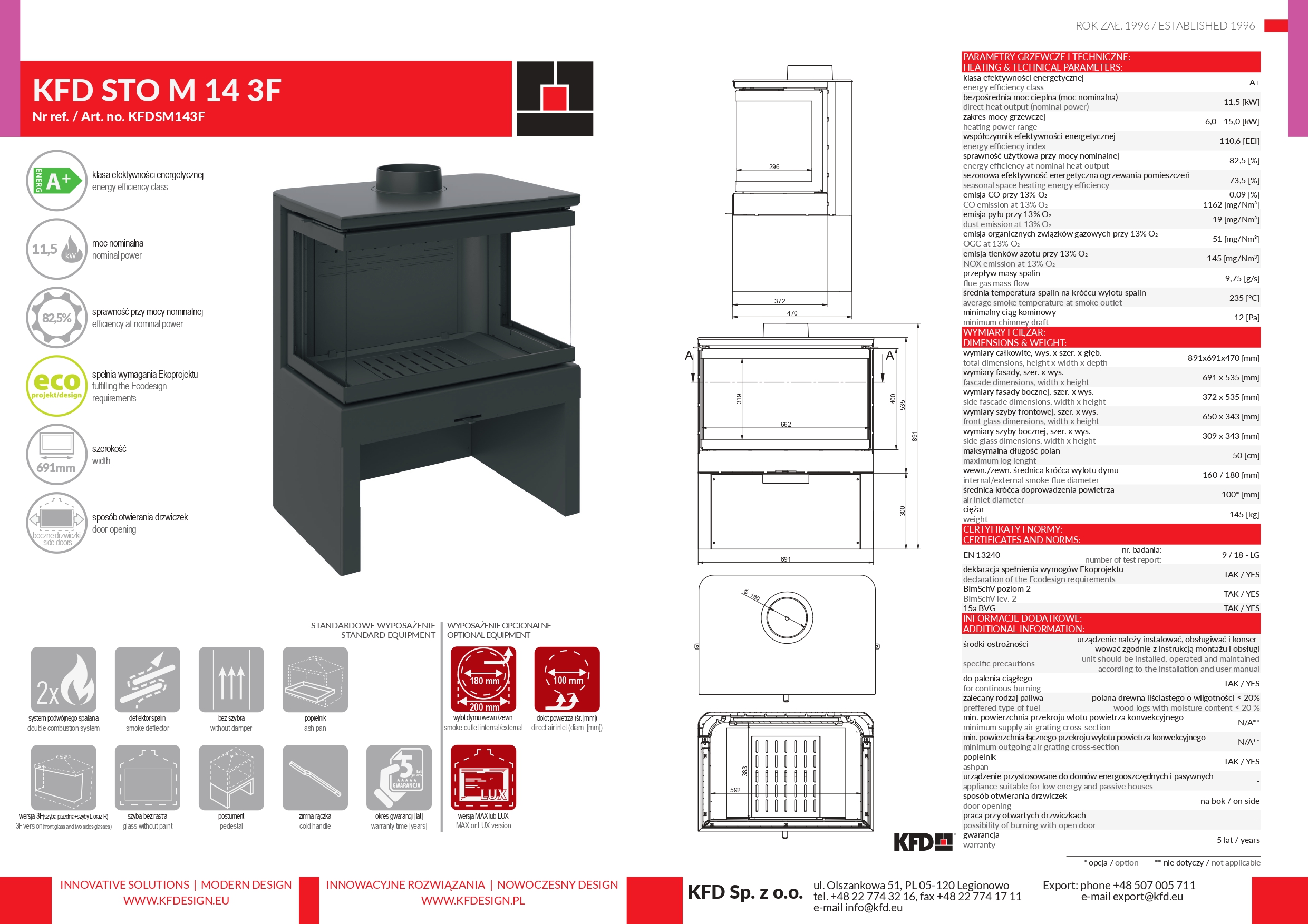 Product Information - STO M14 3F - Fire Heart
